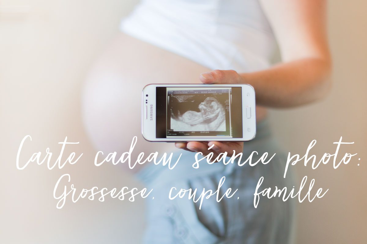 Carte cadeau photographe Grenoble